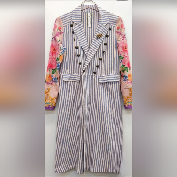 Aratta | Jackets & Coats | Nwt Aratta Sailors Love Coat Tea Washblue ...